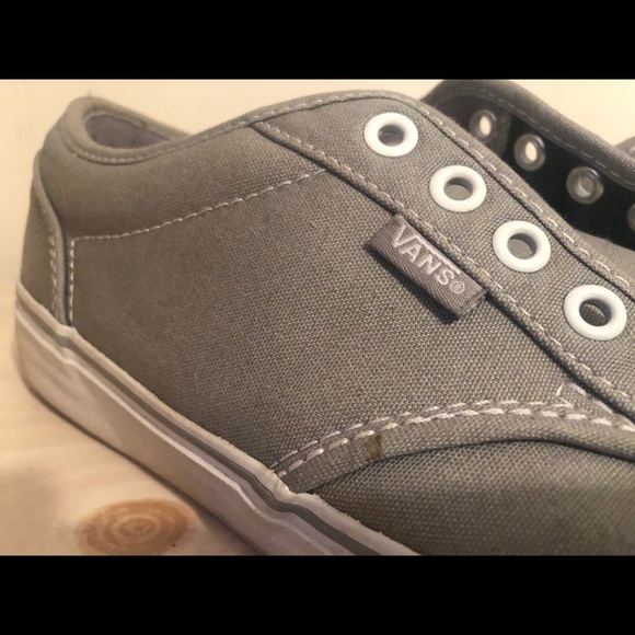 Vans | Shoes | Vans Mens Gray Boat Shoes Sz | Poshmark